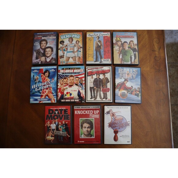Media | Lot Of 11 Comedy Dvds Will Ferrell John Reilly Napoleon ...